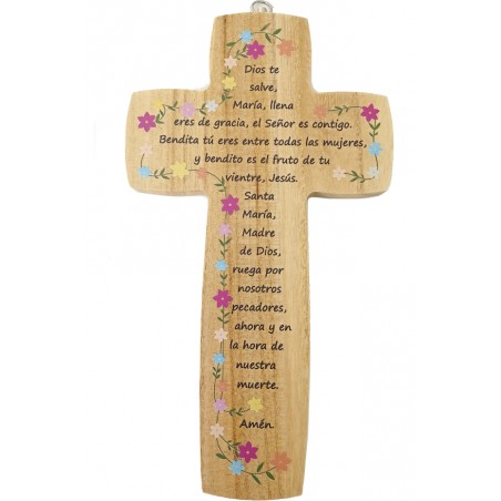 CRUZ ORACIÓN AVE MARÍA